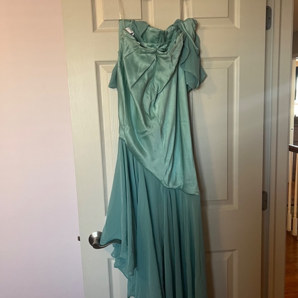 House of CB | Dresses | House Of Cb Isabella Jade Ruffle Sleeve Corset ...